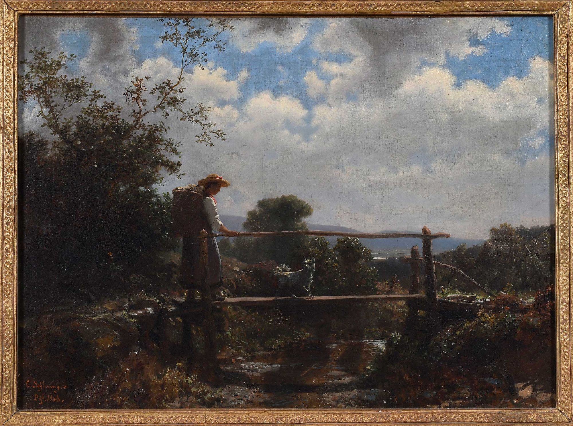 Carl Schlesinger | Crossing the Bridge | MutualArt