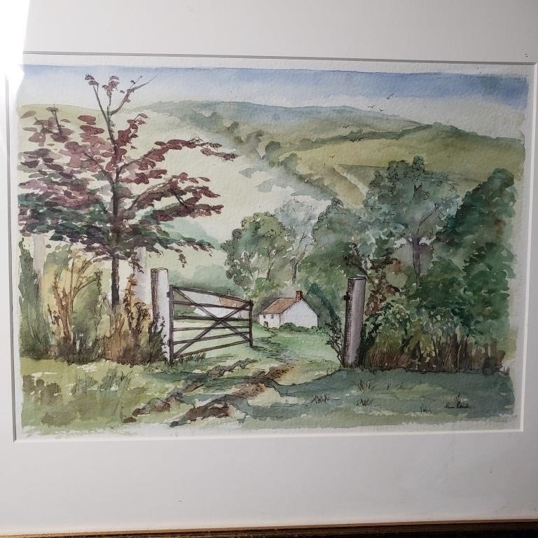 Pam Patrick | Pam Patrick original landscape watercolor | MutualArt
