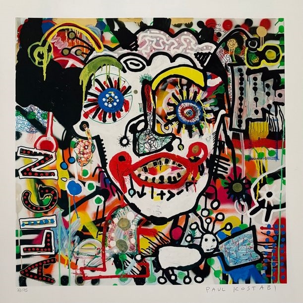 Paul Kostabi | Paul Kostabi Serigraph signed lower right | MutualArt