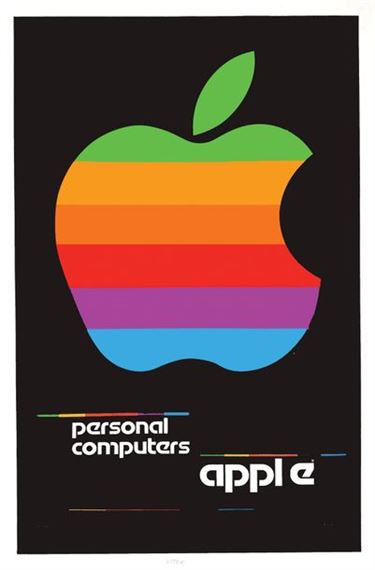 Rob Janoff | Apple Personal Computers 1980 Apple Computeur Inc Rainbow ...