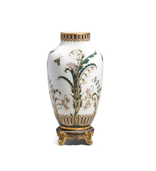 Albert-Ernest Carrier-Belleuse | A rare Sèvres vase (vase Saïgon) (1881 ...