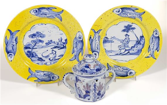 Michelle Erickson | REPRODUCTION LONDON DELFT TIN-GLAZED ARTICLES, LOT ...