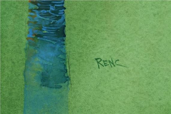 Bill Renc | TWO ORIGINAL BILL RENC PAINTINGS (1354) | MutualArt