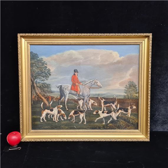 Benjamin Marshall | The Earl of Darlington and his fox hounds | MutualArt