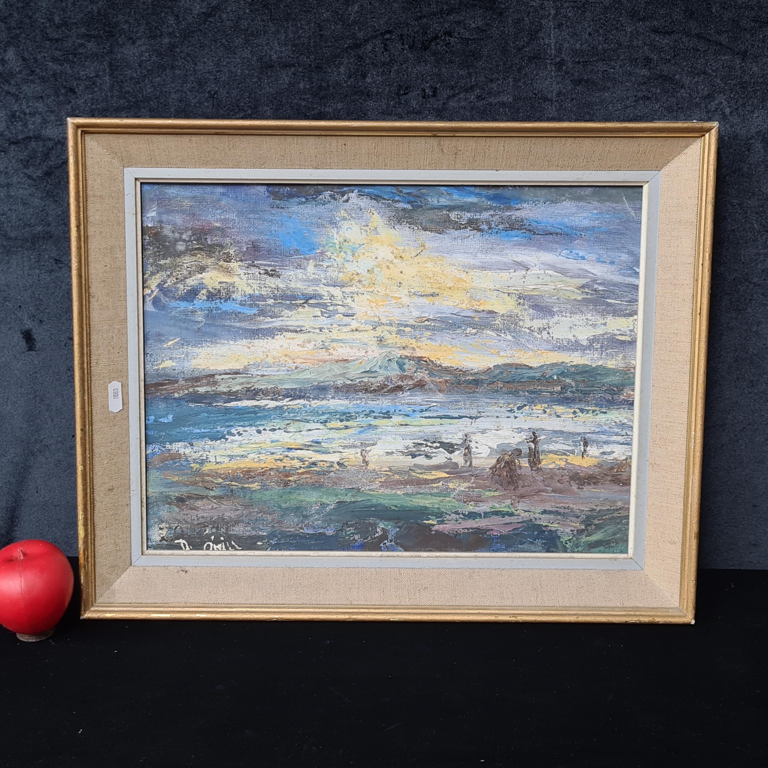 Daniel O'Neill | Features a coastal landscape with figures | MutualArt