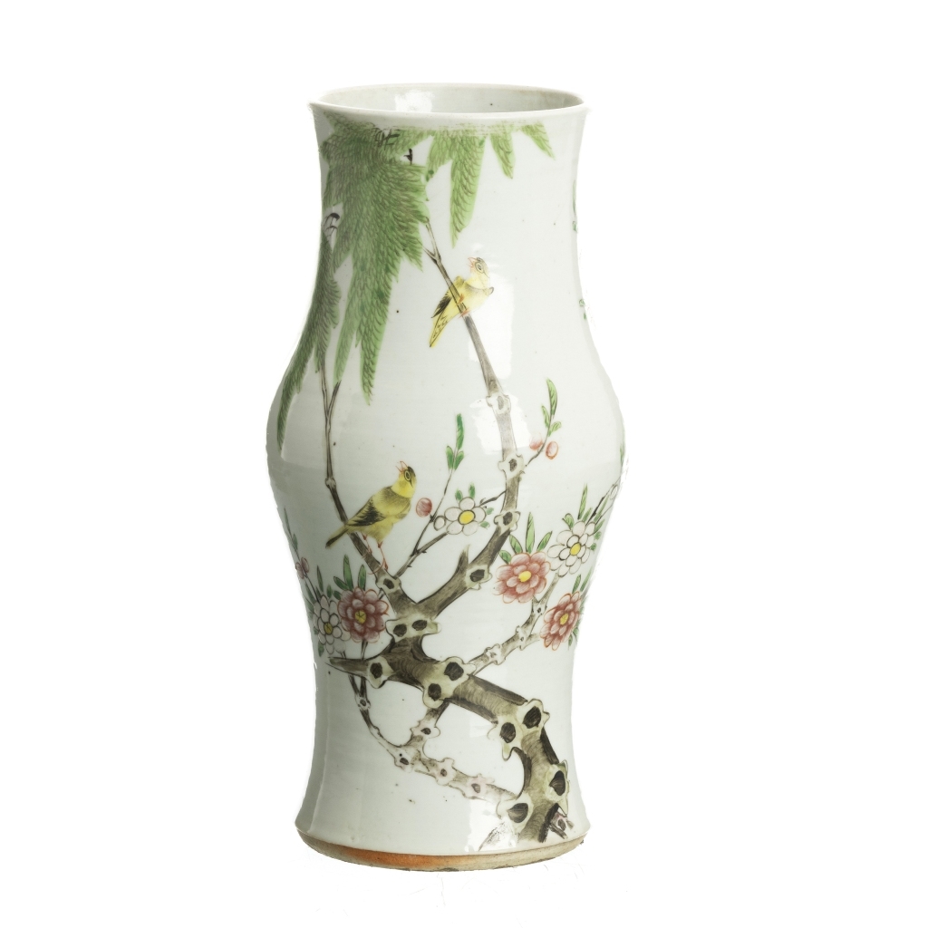 Minguo | China porcelain baluster vase, Minguo | MutualArt
