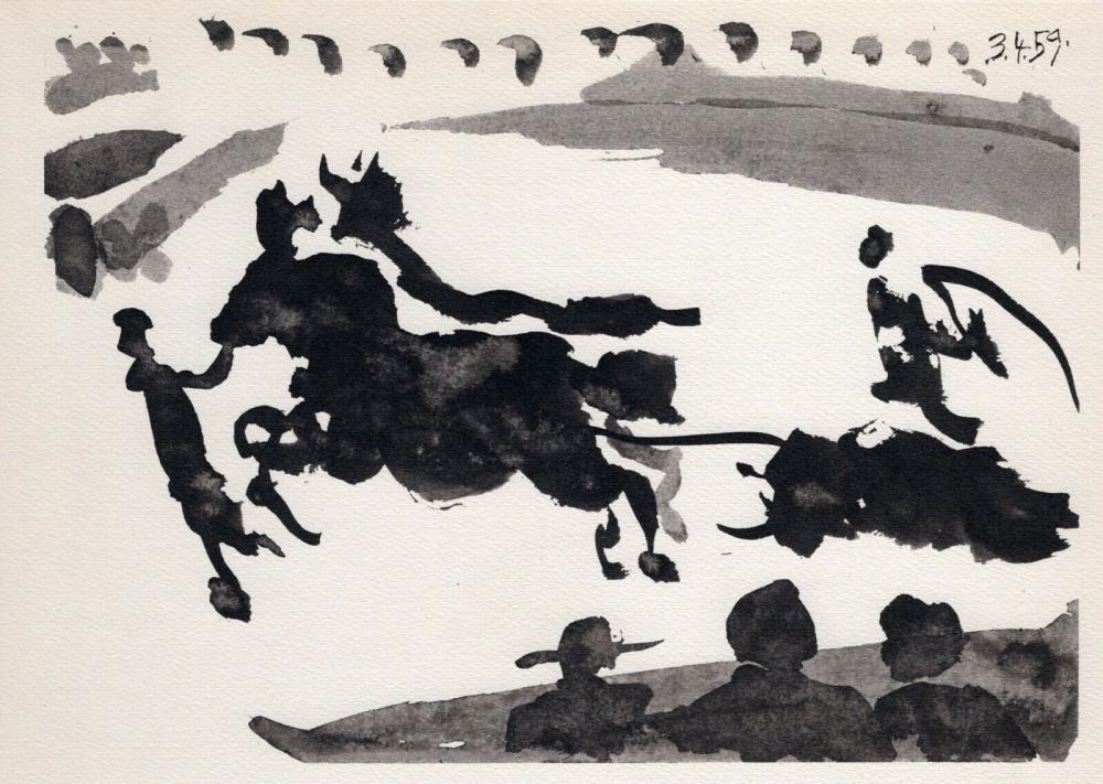 Pablo Picasso | Raging Bulls (1961) | MutualArt