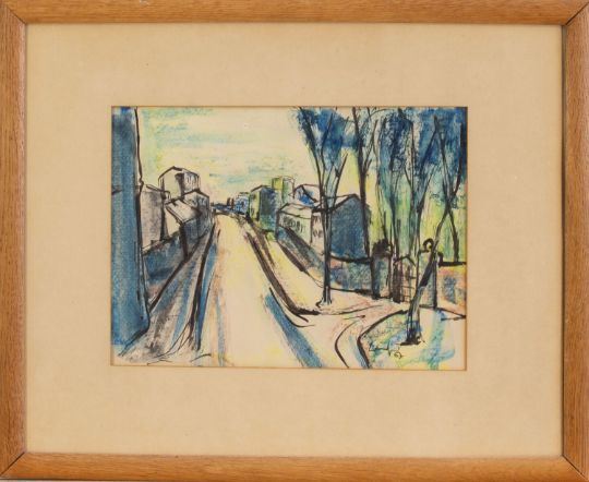 Hans Weiser | Straßenszene (1967) | MutualArt