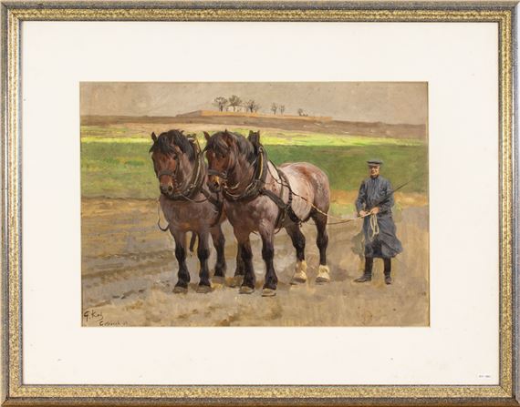 Georg Carl Koch | Heimkehr vom Feld (1924) | MutualArt