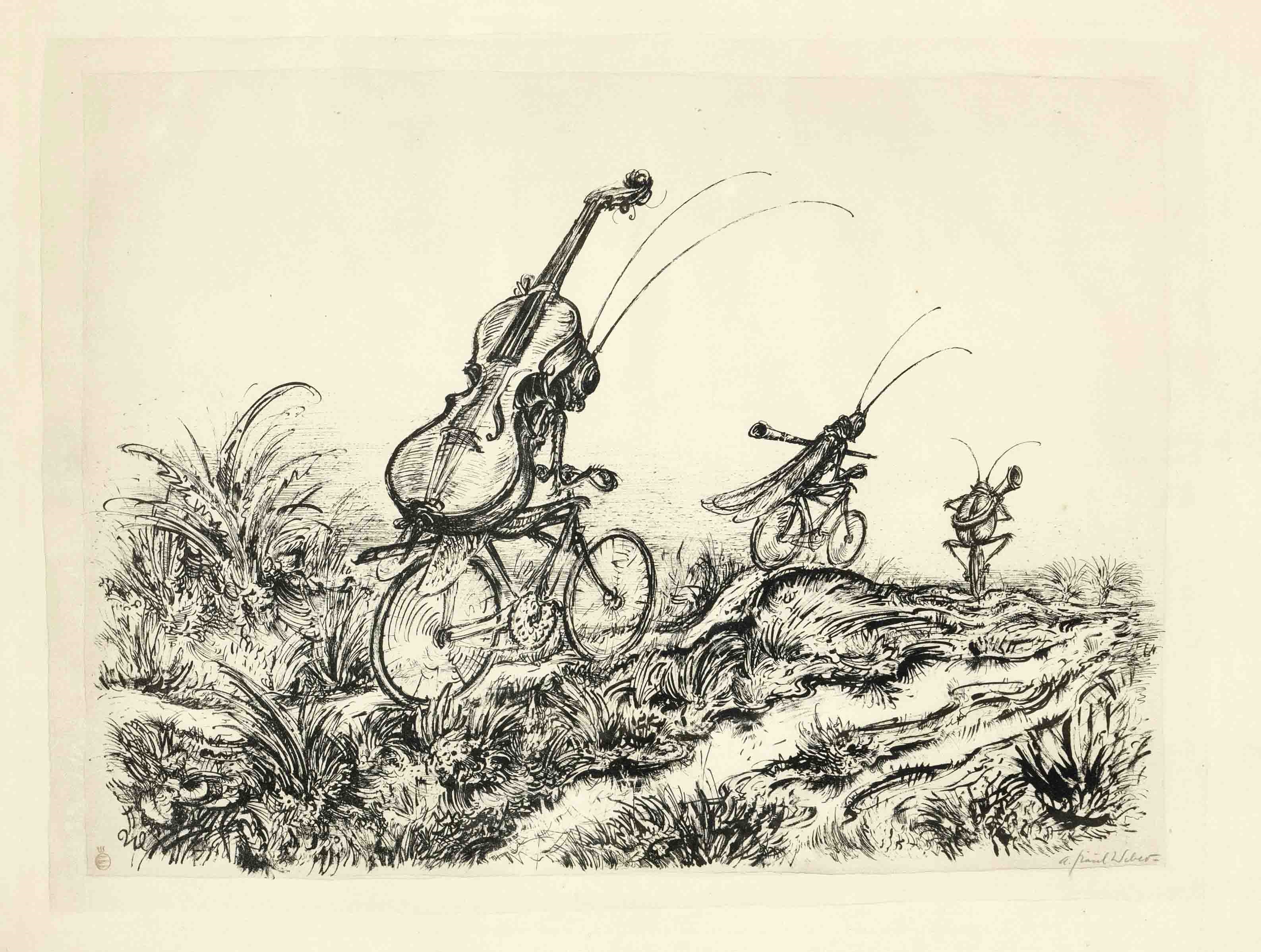 A. Paul Weber | Die Musikanten | MutualArt