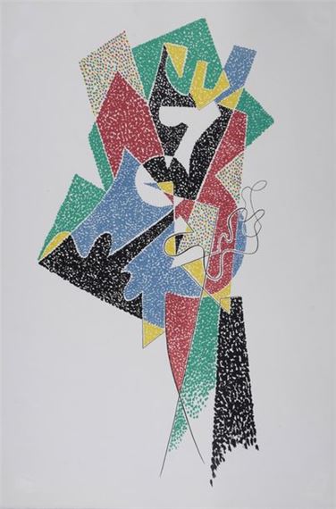 Gino Severini | Portrait of Paul Fort (1913 - 1914) | MutualArt