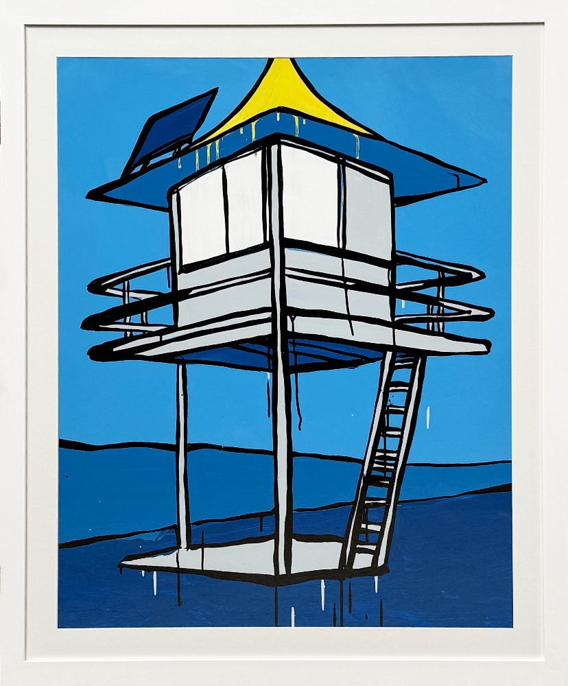 Jasper Knight | gloss acrylic and gesso (2022) | MutualArt