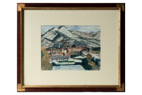 Lucie Rivel | Village dans la montage | MutualArt