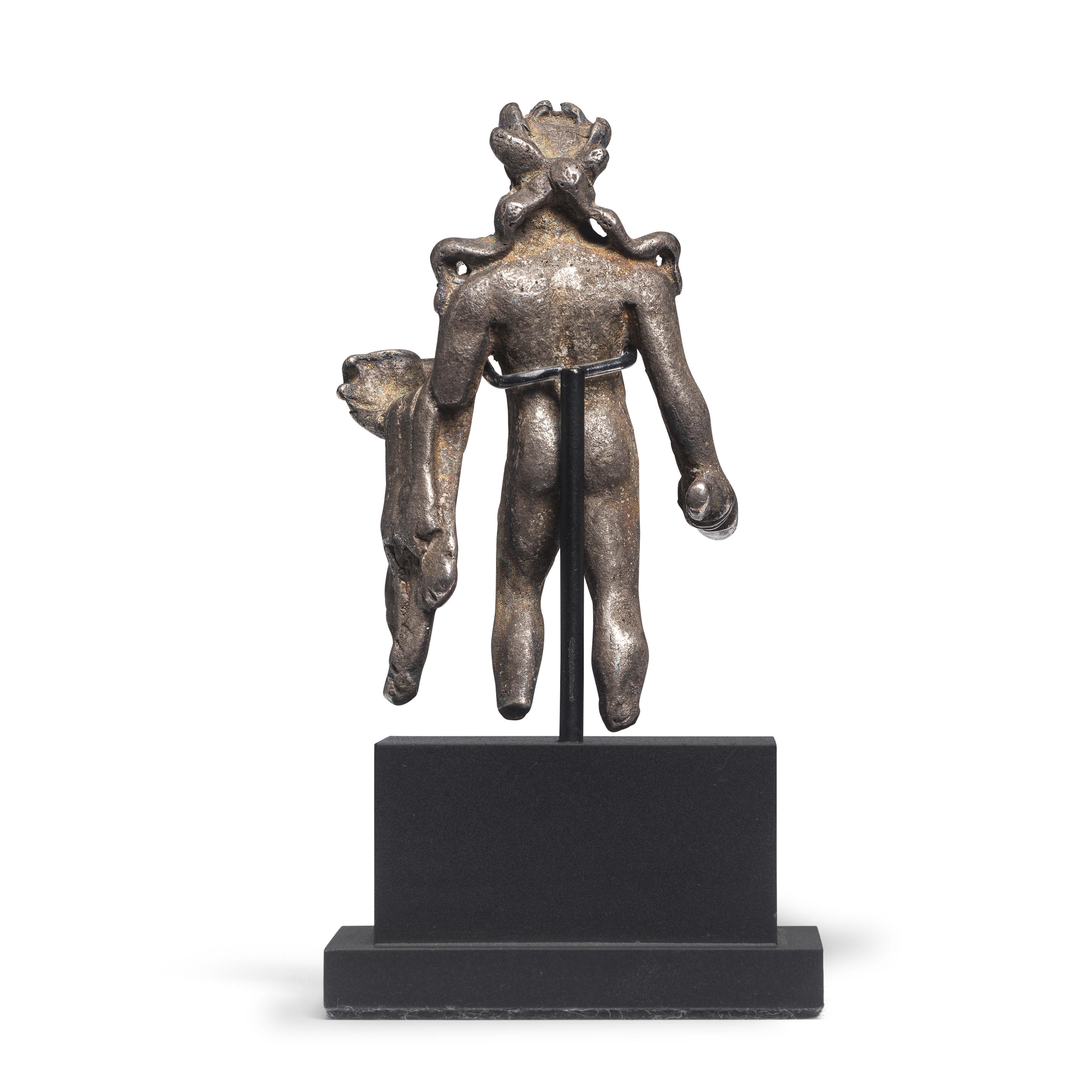 Roman School, 2nd Century | A Roman silver figure of Herakles | MutualArt
