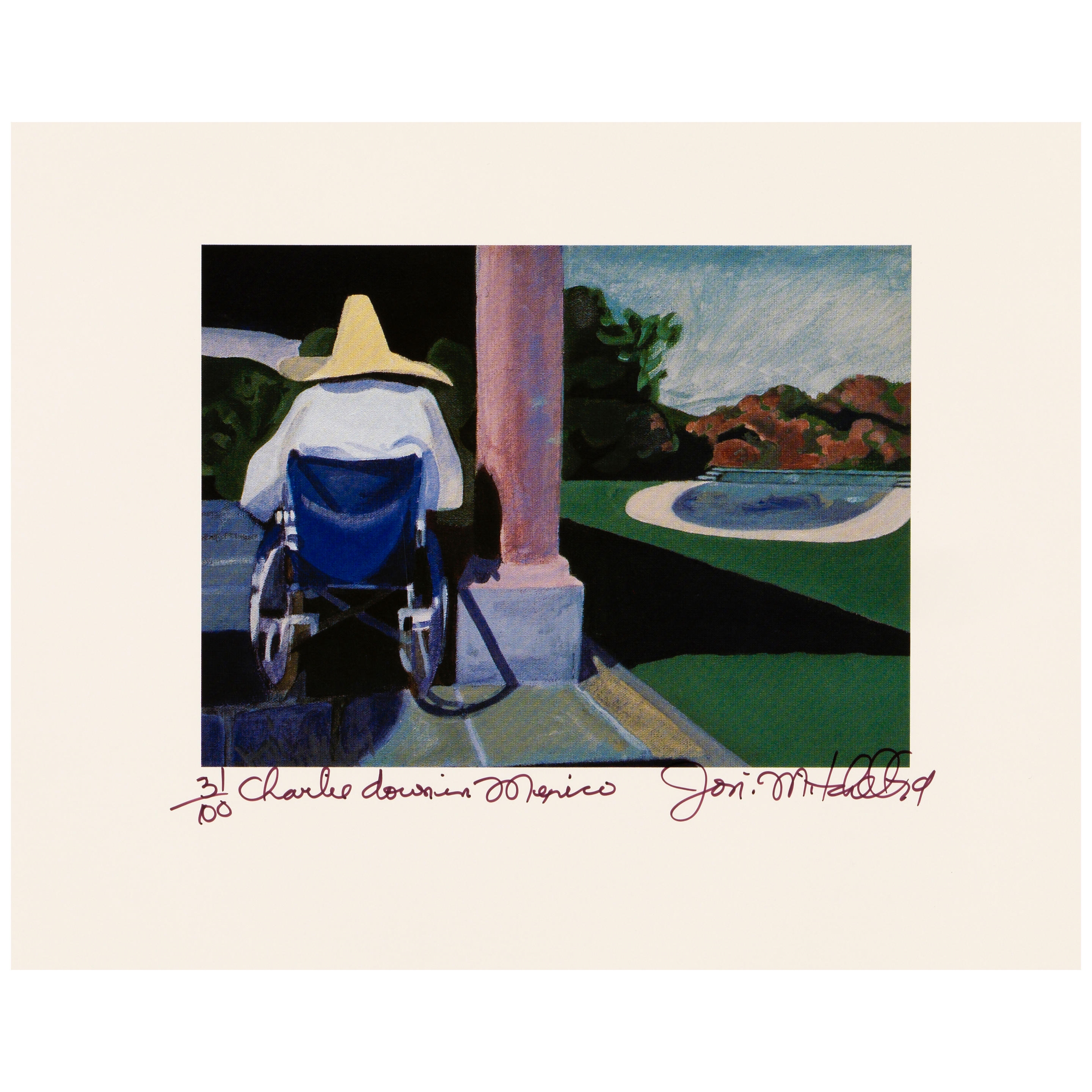 Joni Mitchell | Charlie Down In Mexico, (1979) | MutualArt