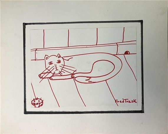 Fred Trask | STUDY OF A CAT | MutualArt