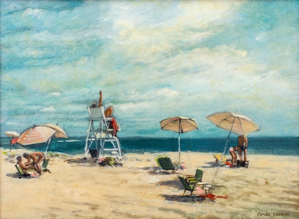 James Seeman | Beach Scene | MutualArt