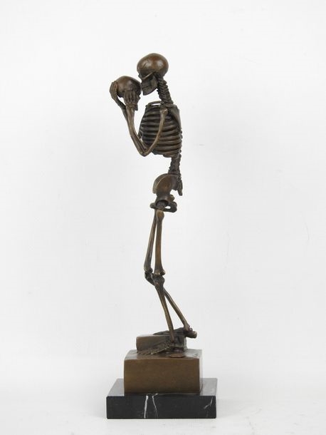 Carl Kauba | Vanitas in the form of a skeleton (1865 - 1922) | MutualArt