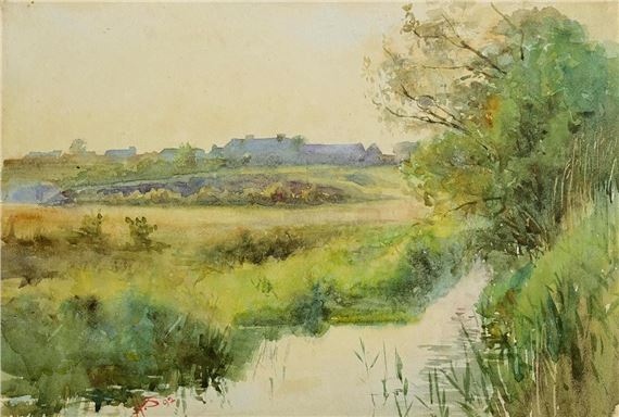 Harry Scully | Landscape (1892) | MutualArt