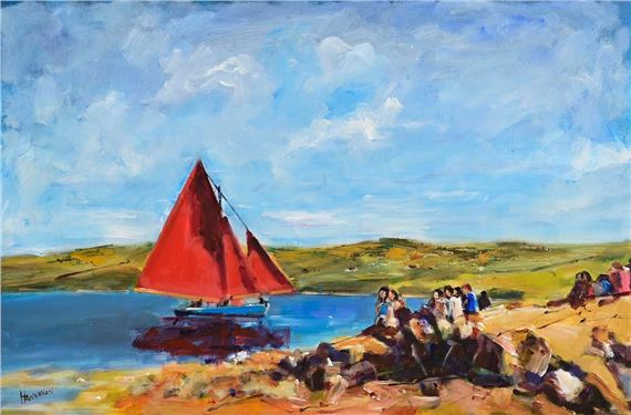 Michael Hanrahan | Galway Hooker in Connemara (2021 (2021) | MutualArt