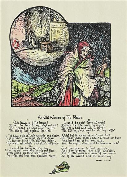 Elizabeth Corbet Yeats | An Old Woman of the Roads | MutualArt