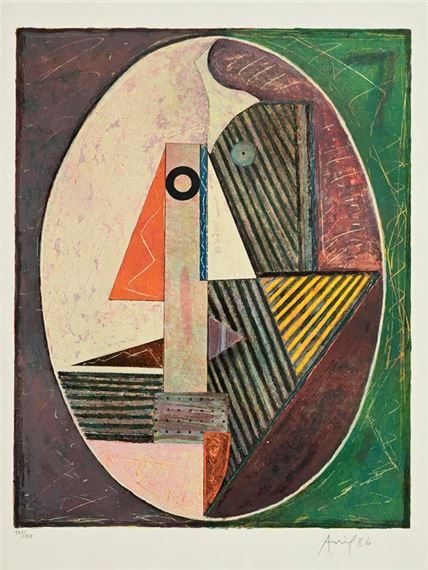 Armand Avril | Cubist Head (1986) | MutualArt