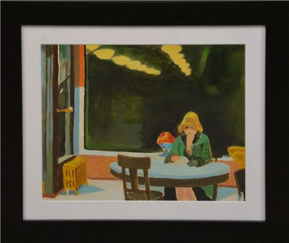 American School | Hopper style interior | MutualArt