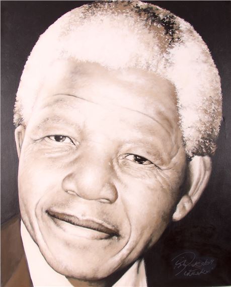Wakaba Mutheki | PORTRAIT OF NELSON MANDELA | MutualArt