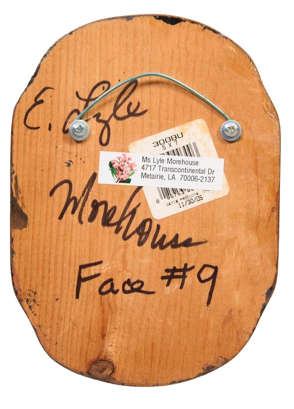 Ellen Lyle Morehouse | Four Face Plaques | MutualArt