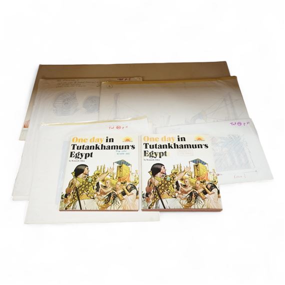Angus McBride | One day in Tutankhamun | MutualArt