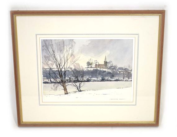 David Green | Winter Snow looking towards Chellington, 1999 (1999 ...