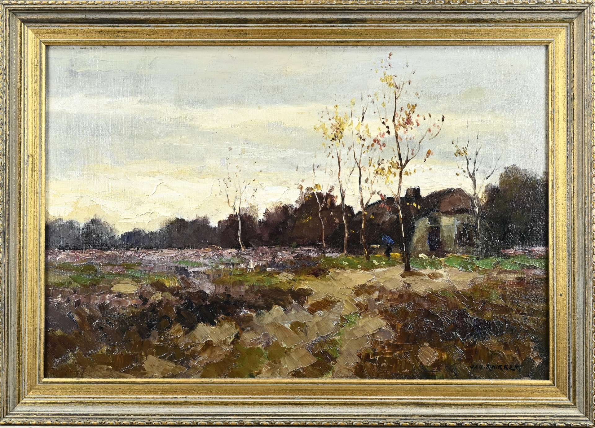 Jan Knikker | Landschap met boerderij | MutualArt