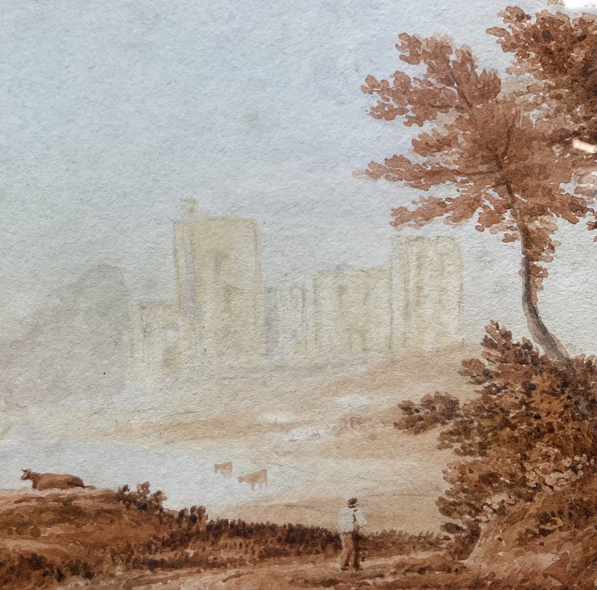 Anthony Vandyke Copley Fielding | View of Brougham Castle, Westmoreland ...