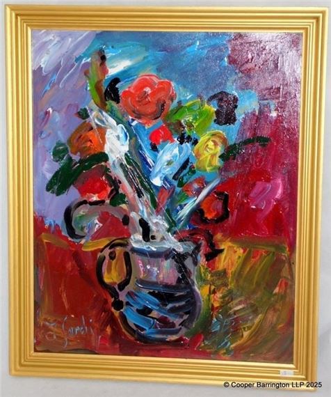 Jean Sardi | Still Life Vase of Flowers | MutualArt