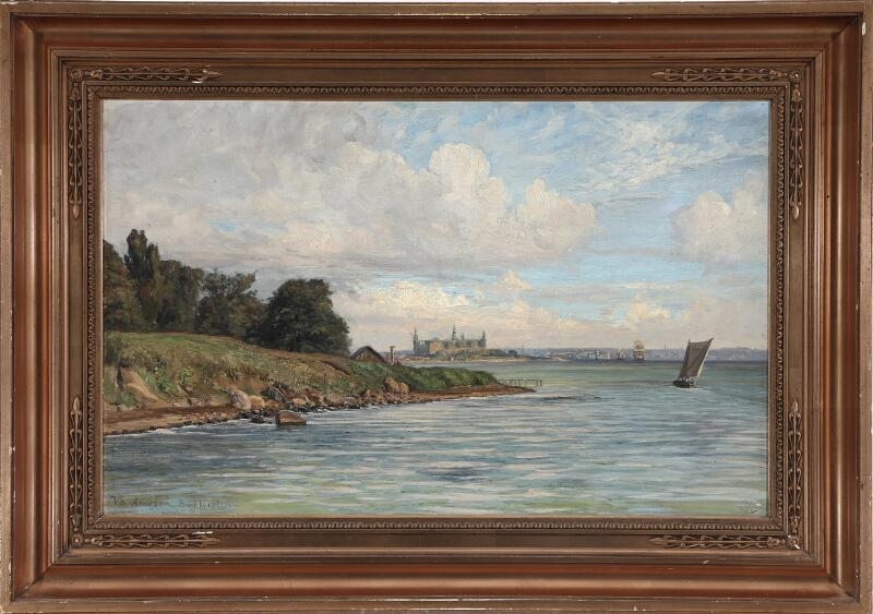 Vilhelm Carl Ferdinand Arnesen | A view of Kronborg Castle seen from ...