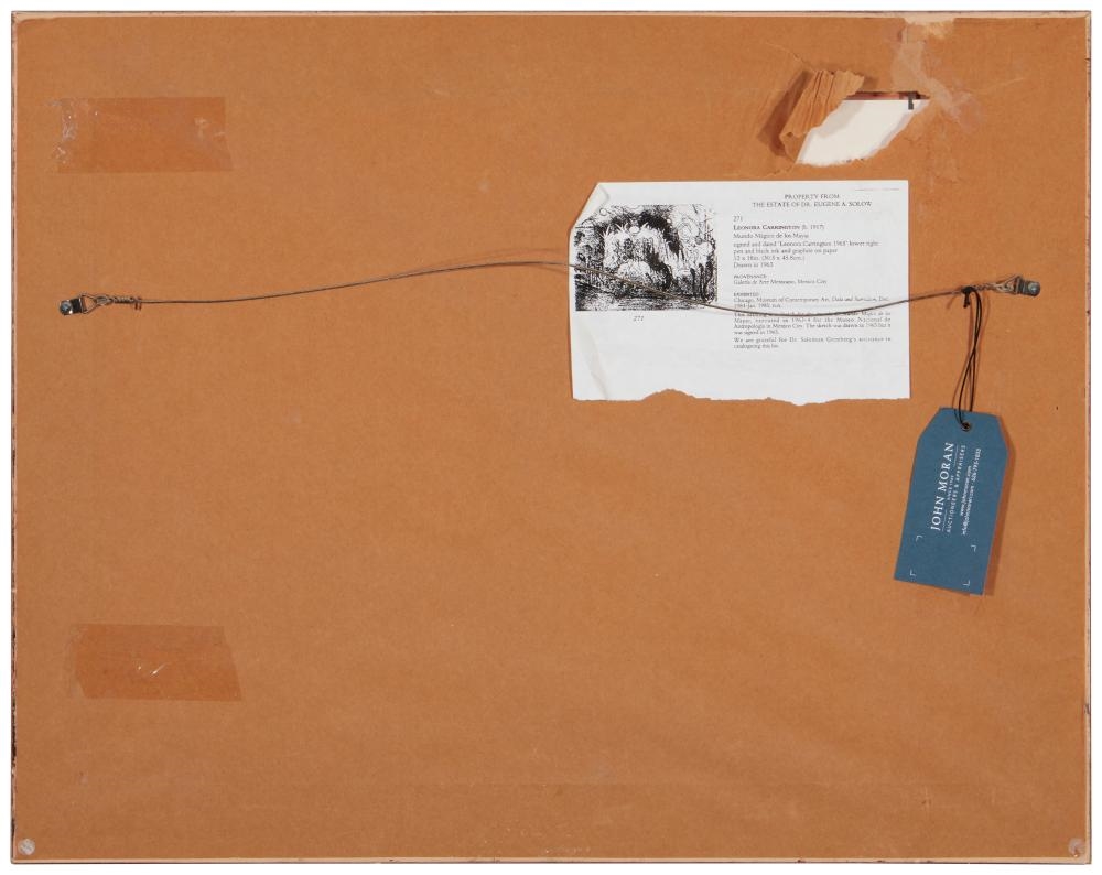 Leonora Carrington | Sketch for Mundo Mágico de los Mayas (1963 - 1965 ...