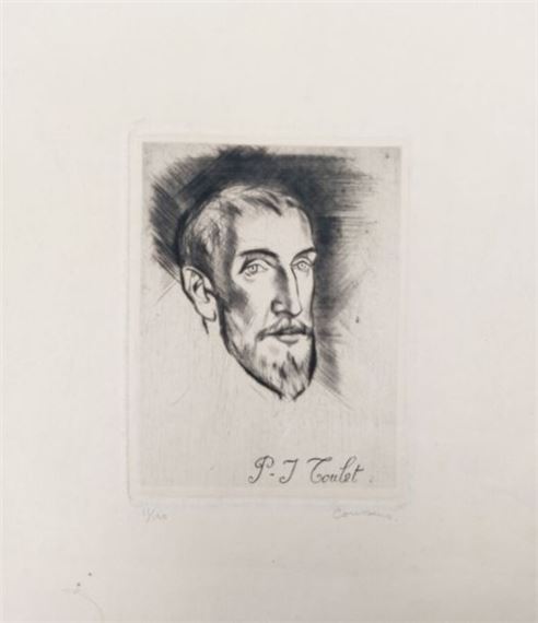 Armand Coussens | Portrait of the poet Paul-Jean Toulet | MutualArt