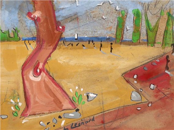 Maurice Leonard | Plage en Bretagne | MutualArt