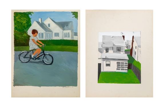 Michael Paraskevas | Two Suburbia Compositions (1986) | MutualArt