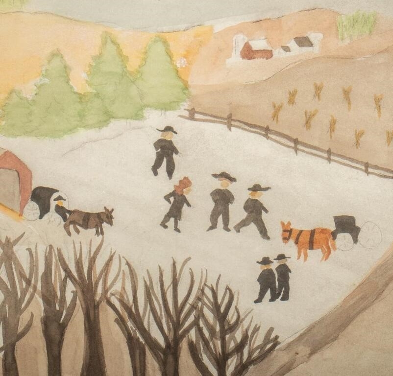 Christian Newswanger | Winter in Amishland | MutualArt