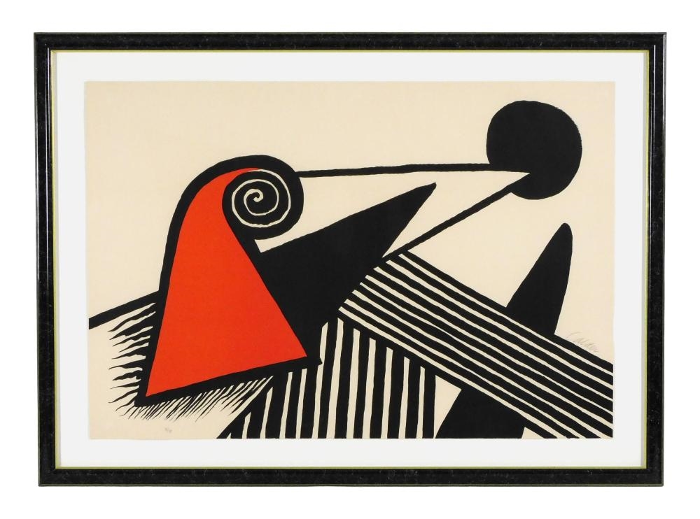 Alexander Calder | Bonnet Phrygien et barres de feu | MutualArt