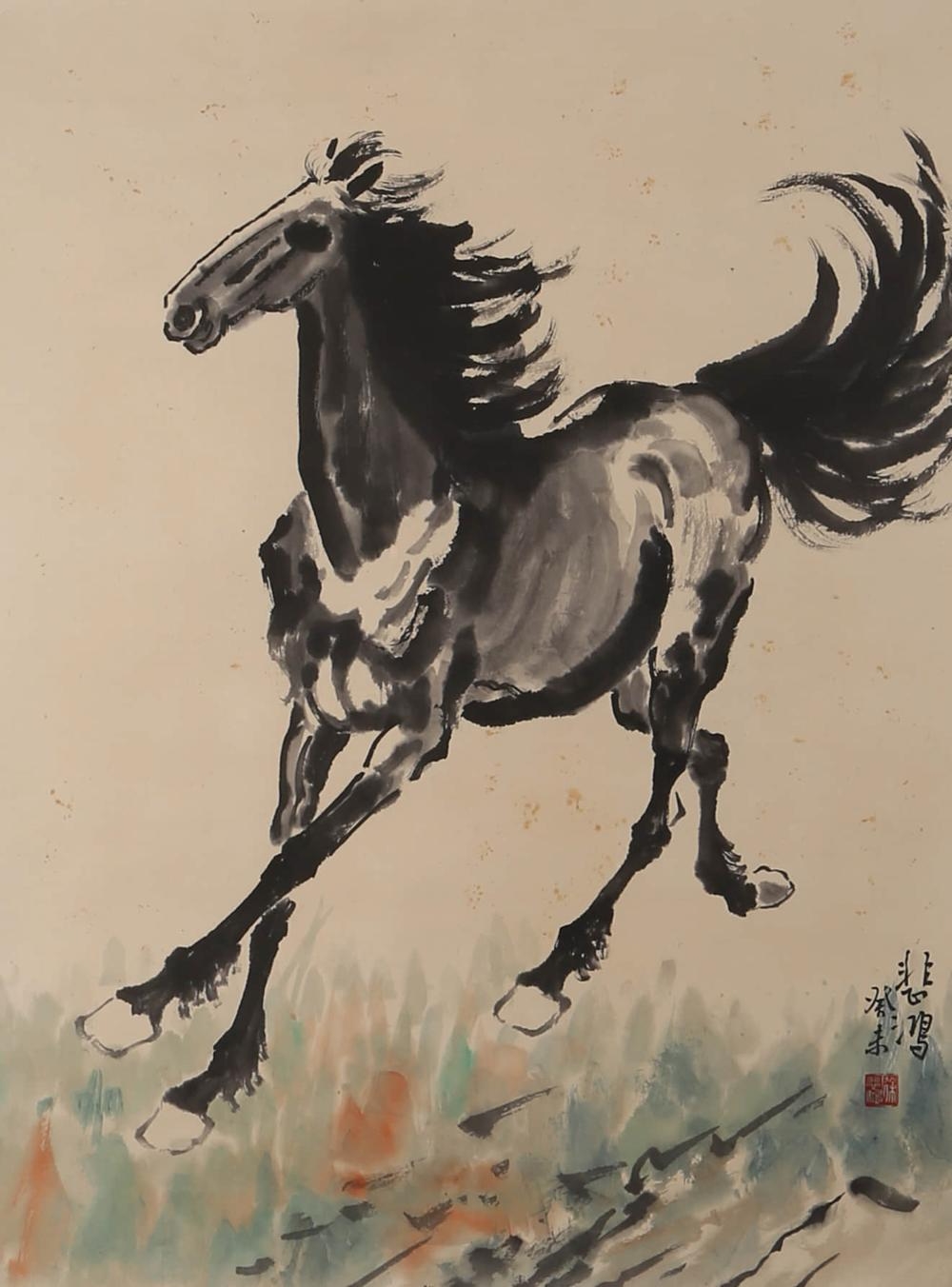 Xu Beihong | GALLOPING STEED | MutualArt