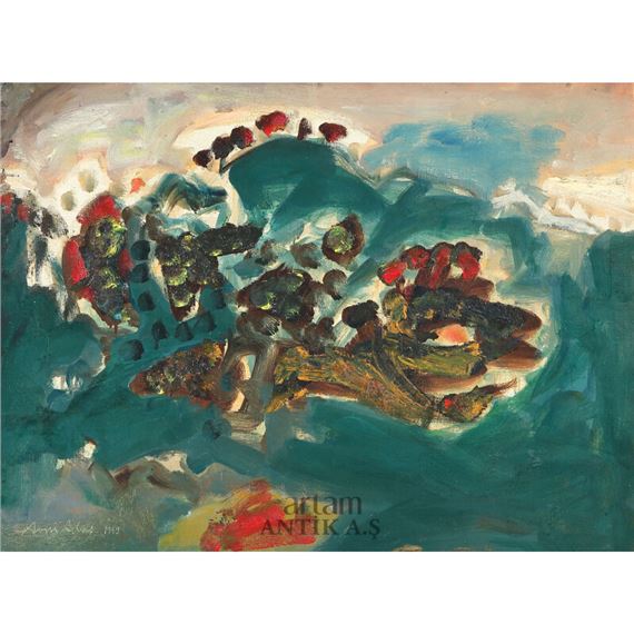 Avni Arbas | Soyut Kompozsiyon (1959) | MutualArt
