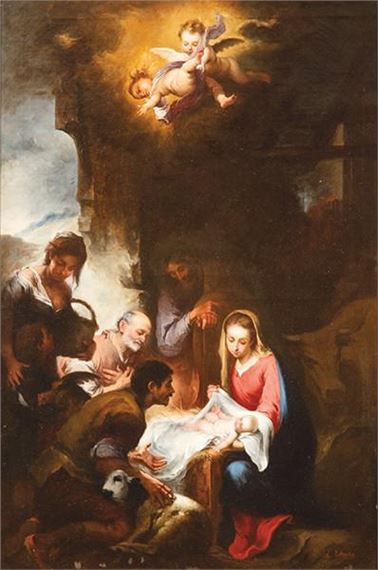 Jose Maria Estrada | Adoración de los pastores | MutualArt
