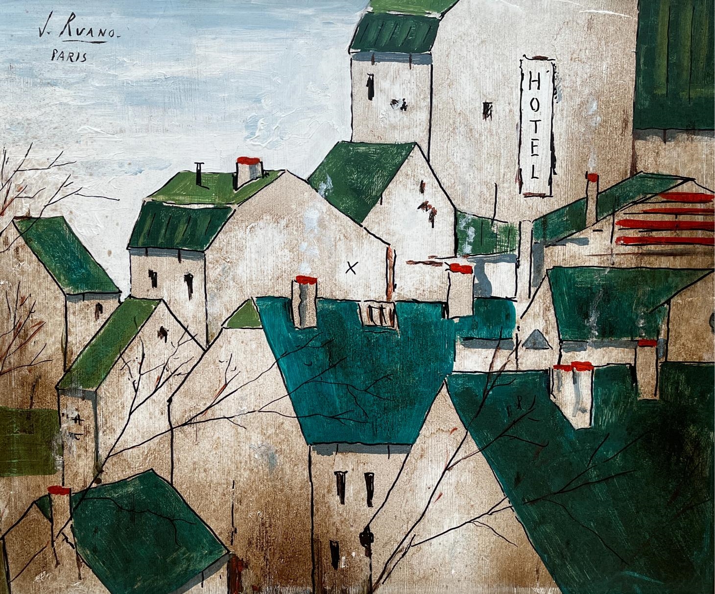 Jorge Ruano | Paisaje de París | MutualArt