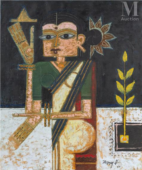 Laxman Pai | Nayikaa (1952) | MutualArt