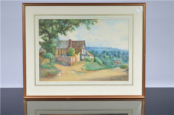 Thomas Hodgson Liddell | The Old Beamed House | MutualArt