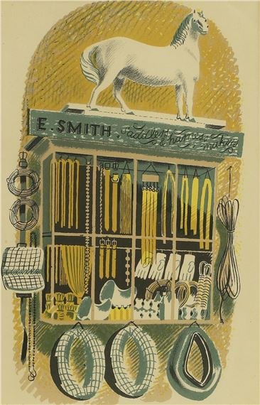 Eric Ravilious | Saddler and Harness Marker | MutualArt