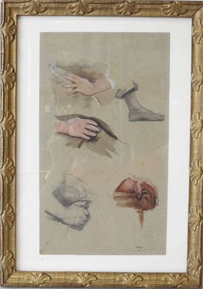 Louis Guy | Study of hands | MutualArt