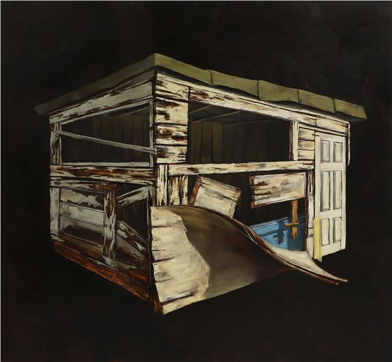 Julian Perry | Large White Door Shed (2005) | MutualArt